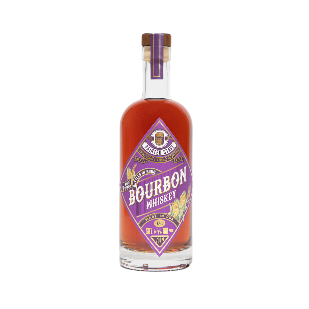 Painted Stave Bottled in Bond Bourbon Whiskey – Big Thirst