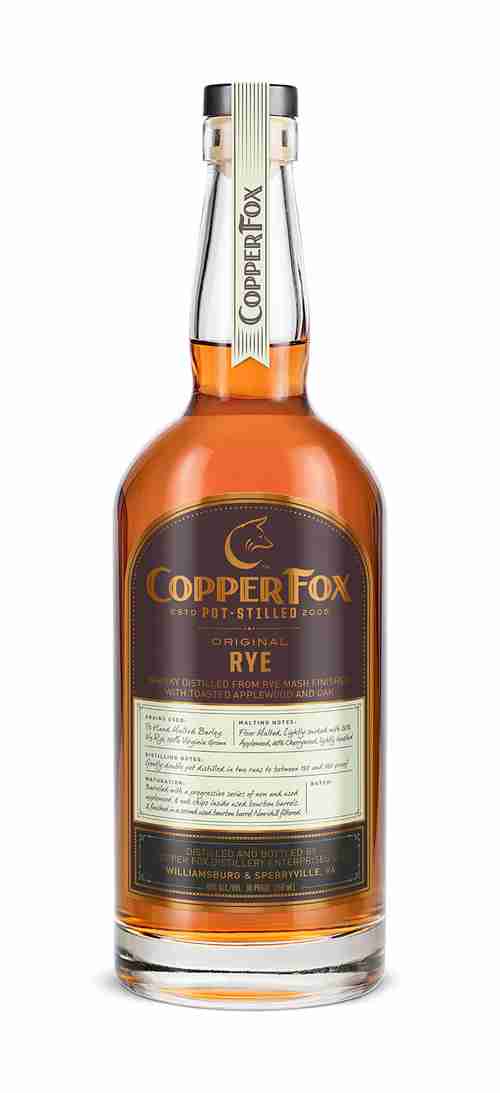Copper Fox Original Rye Whisky – Big Thirst