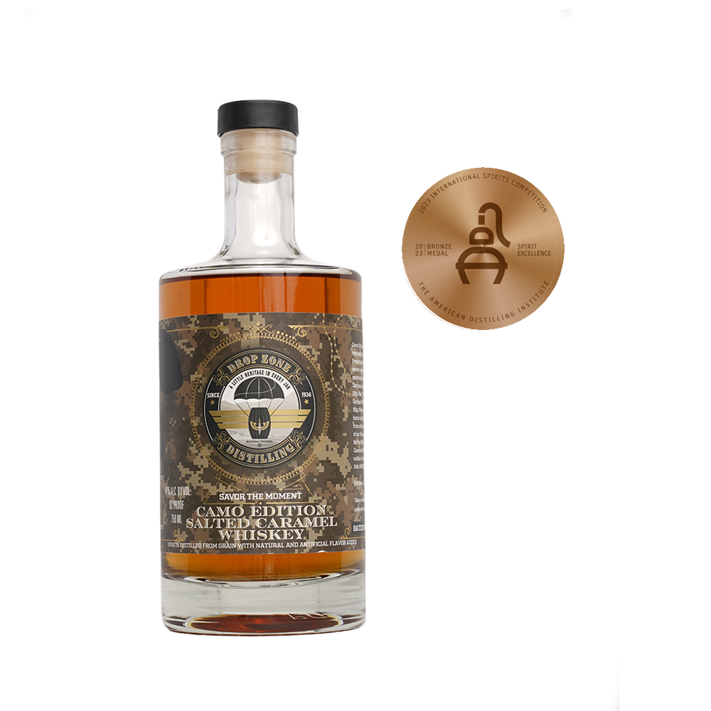Drop Zone - Camo Salted Caramel Whiskey – Big Thirst